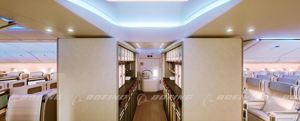 Boeing Images - Boeing 777X Skyline Station