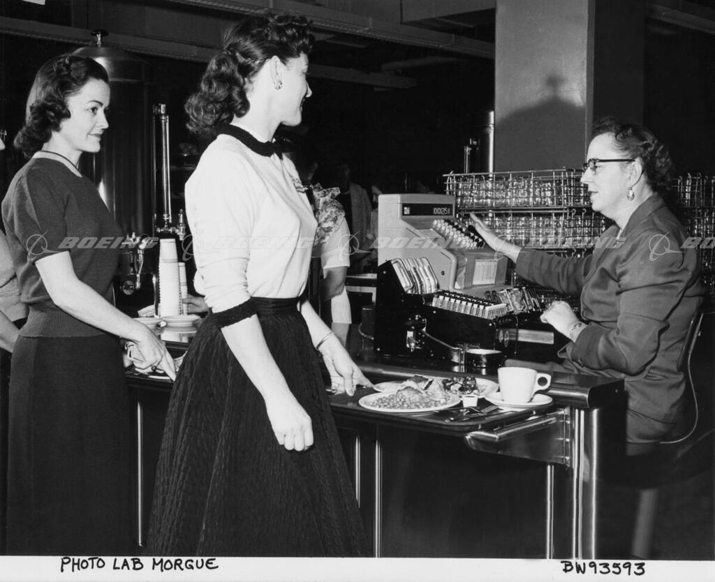 Boeing Images - Women in Cafeteria