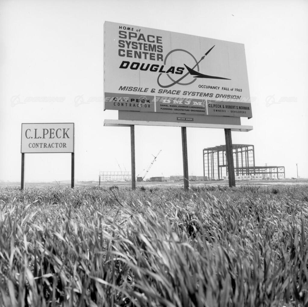 Boeing Images - Douglas Huntington Beach Site In Progress 1963
