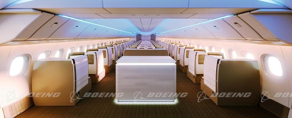 Boeing Images - Boeing 777X Cabin Interior