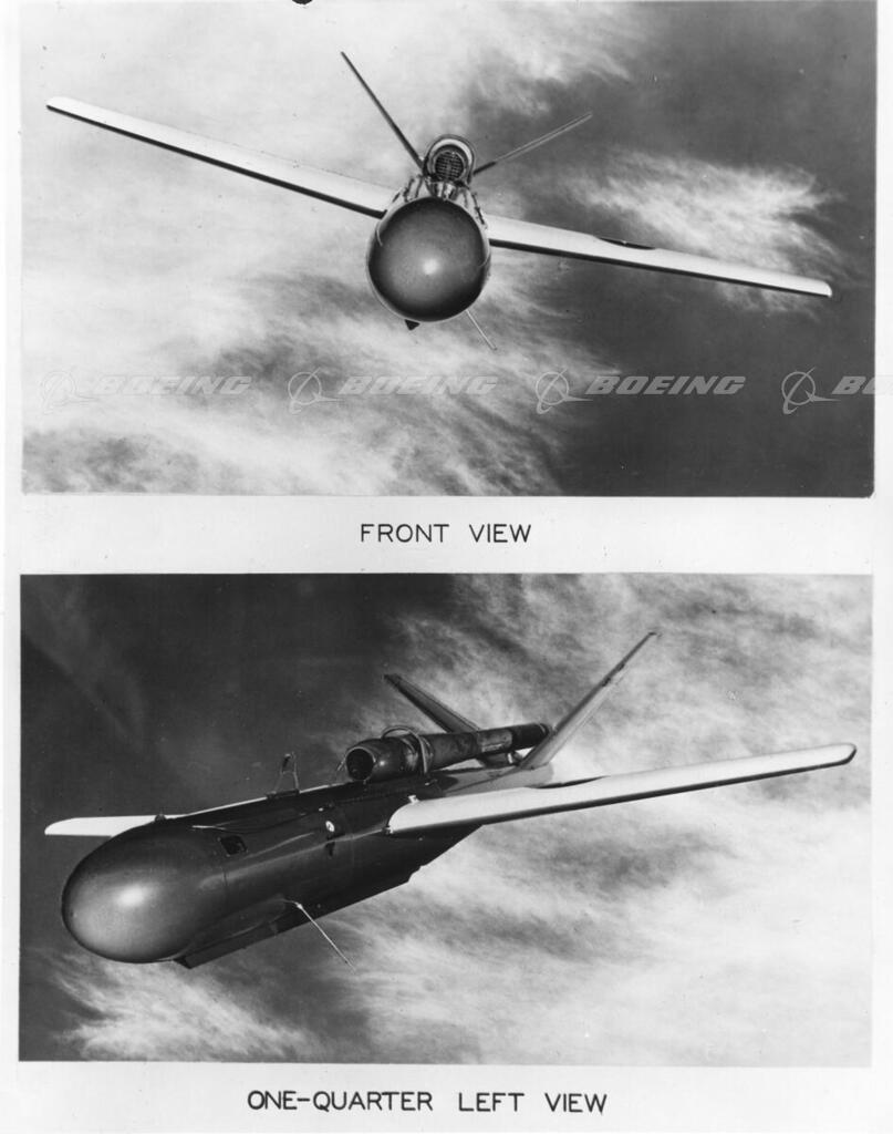 Boeing Images - Two views of McDonnell Aircraft Co. KDD-1 Katydid