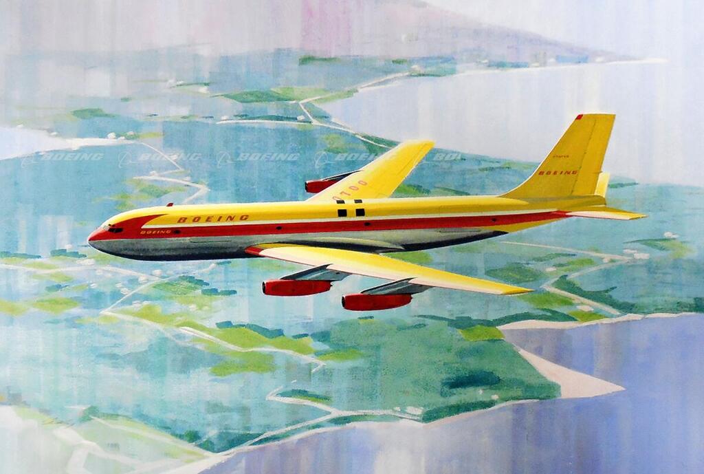 Boeing Images - 50th Anniversary Watercolor Paintings