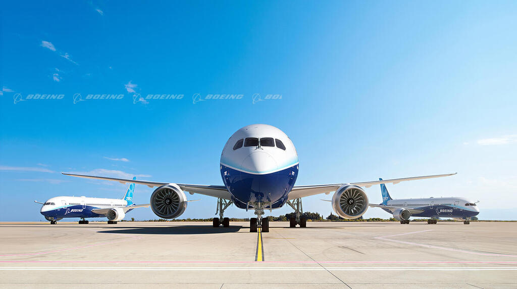 Boeing Images - 787 Dreamliner Family Front Tarmac – 787-8, 787-9, 787-10