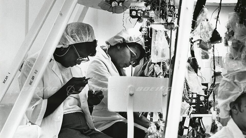 Boeing Images - North American Aviation Female Employees at Work
