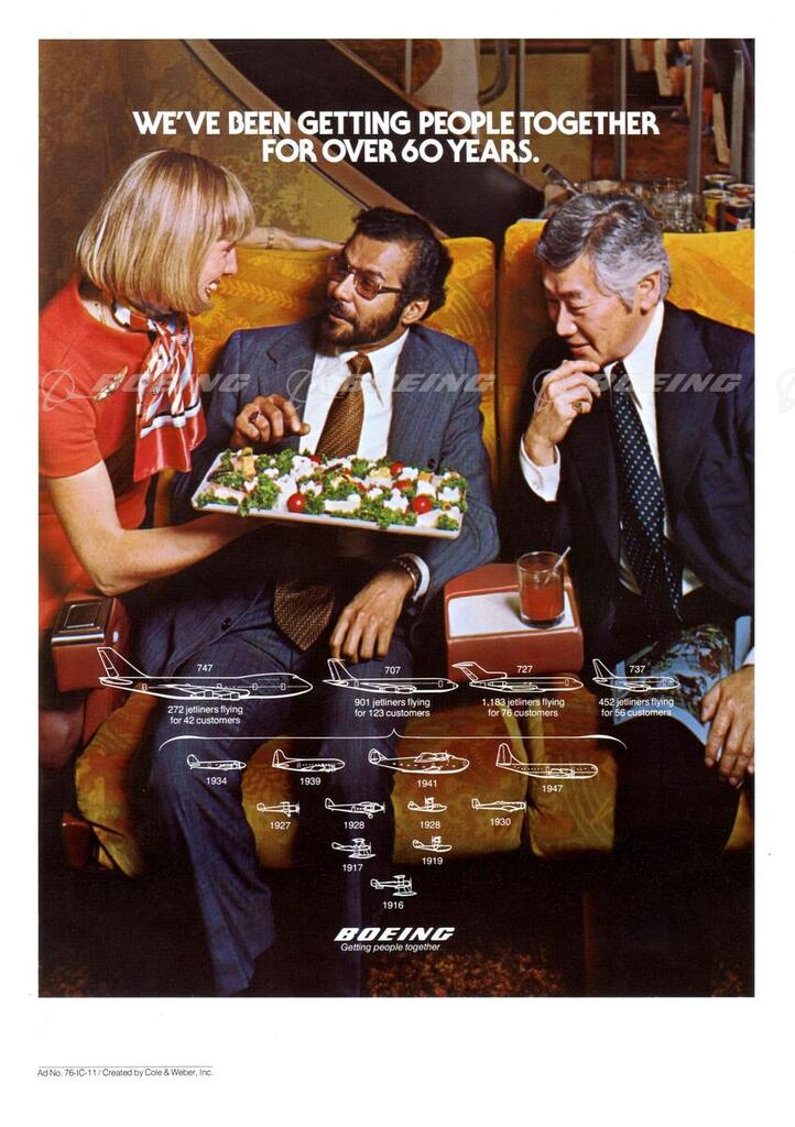 Boeing Images - Boeing Advertisement - Getting People Together