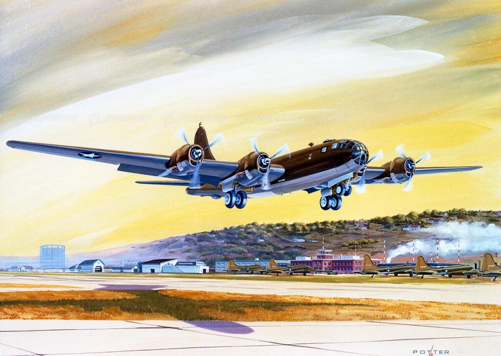 Boeing Images - 50th Anniversary Watercolor Paintings