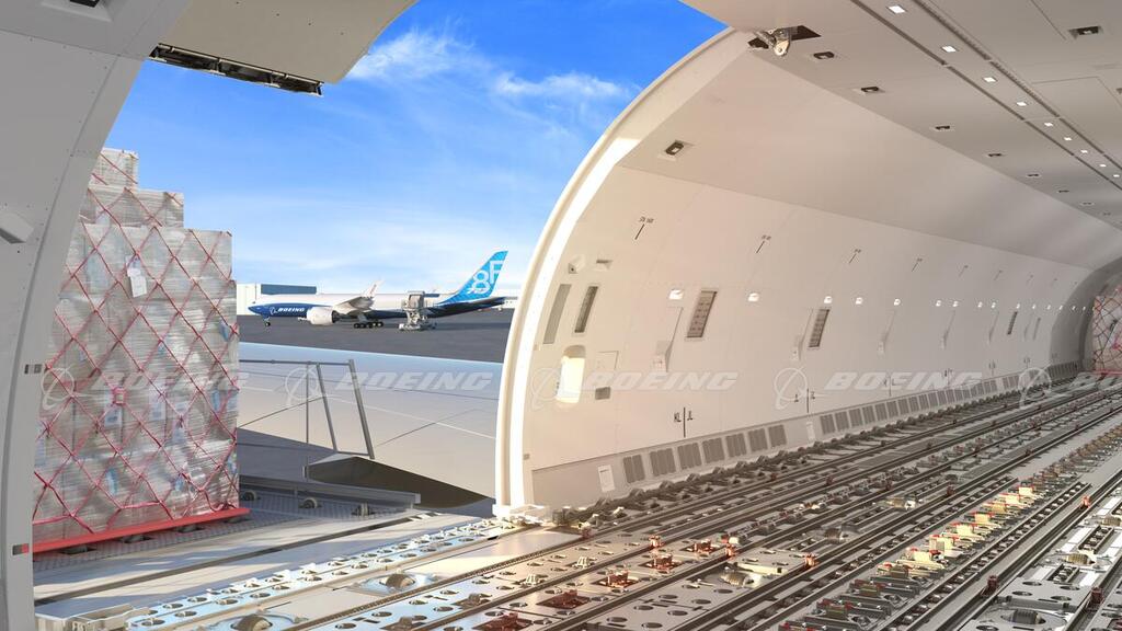 Boeing Images - Boeing 777-8F Cargo Plane Interior Looking Out