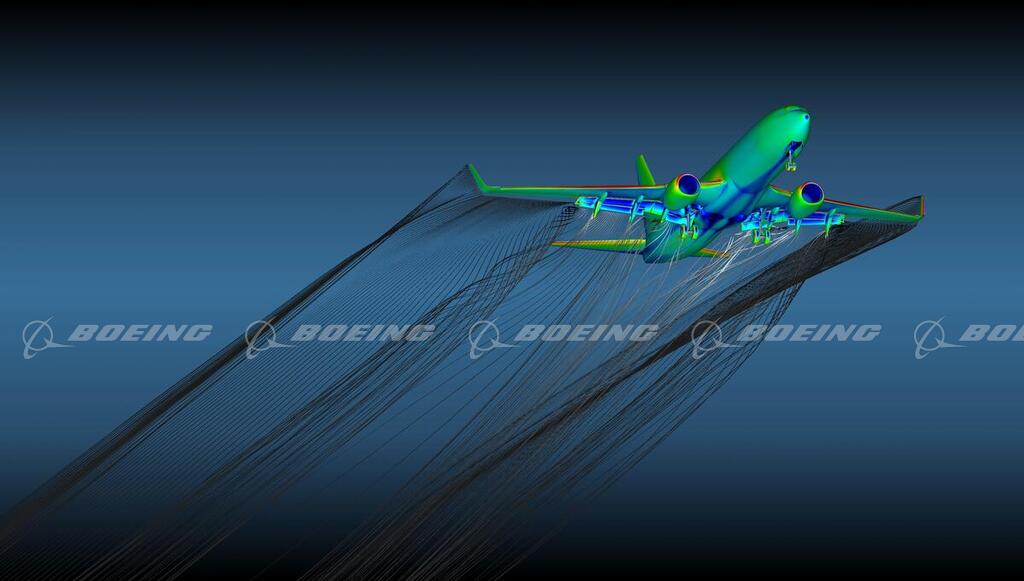 Boeing Images - Boeing 737 Cool CFD Model