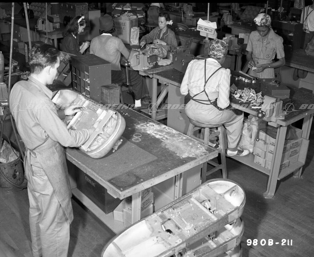Boeing Images - Rosie's Constructing Bomb Racks