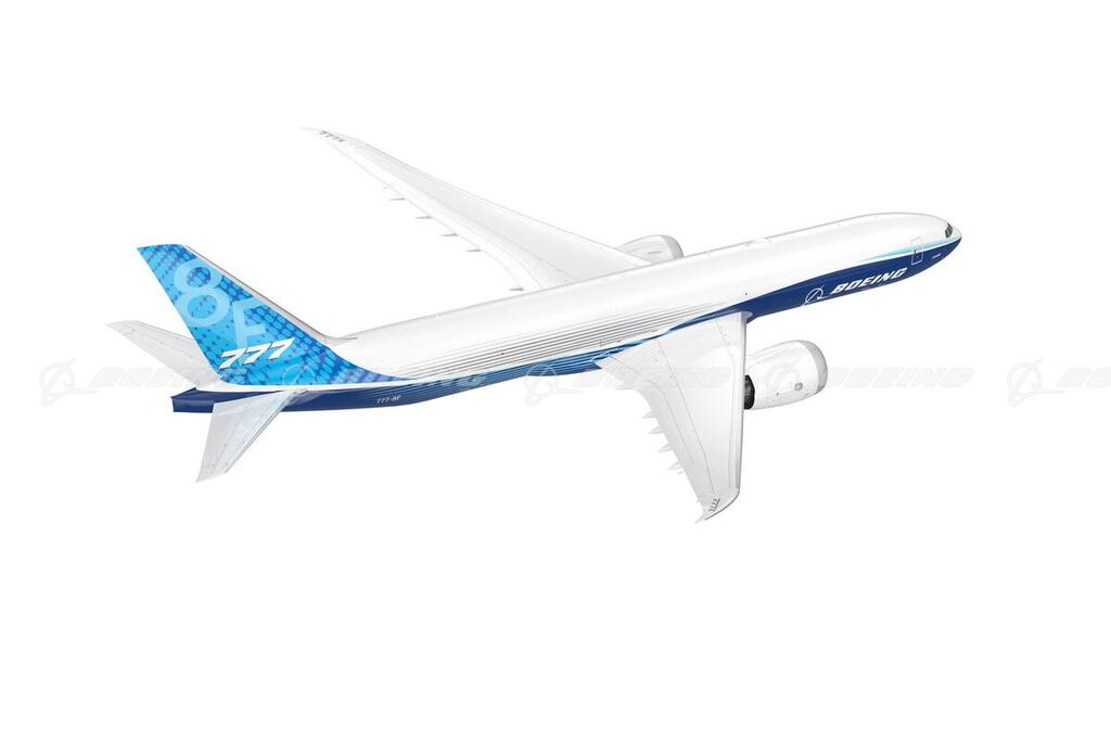 Boeing Images - Boeing 777-8F Overview In-flight Illustration