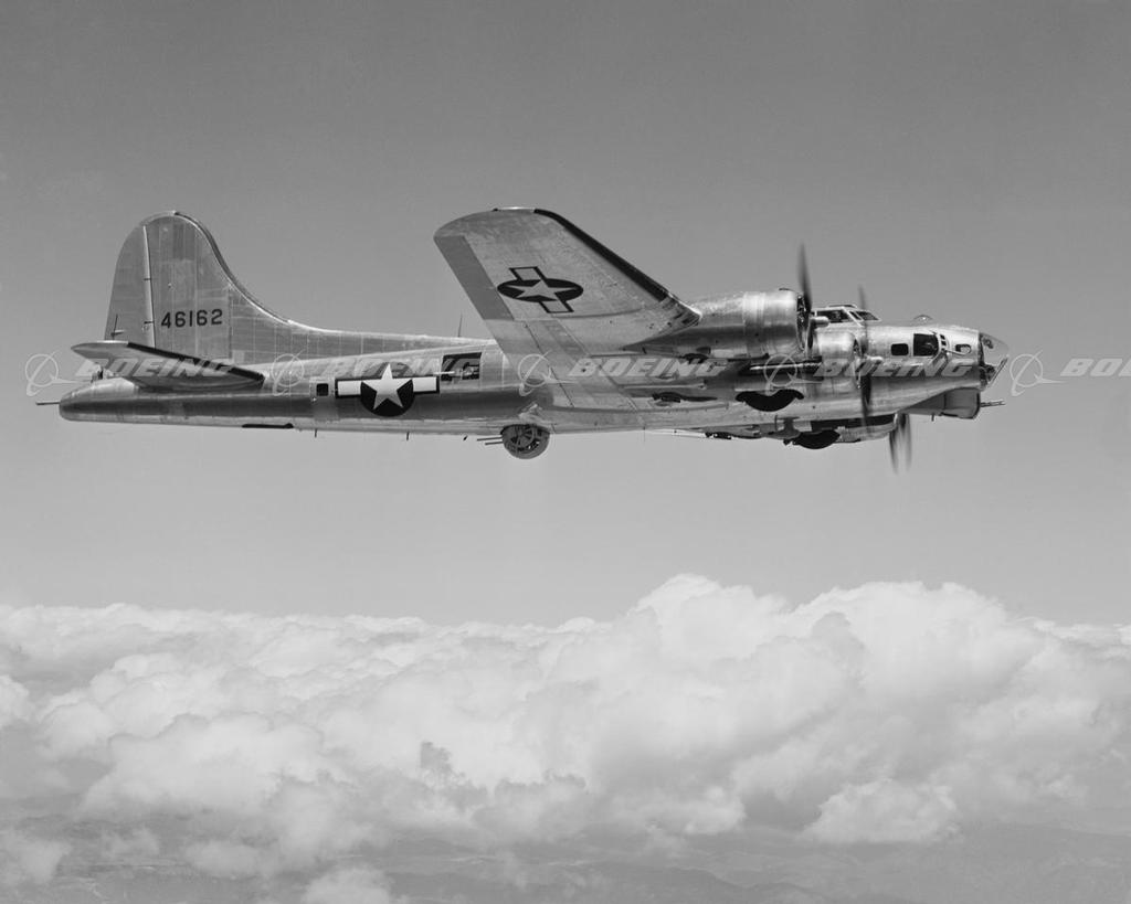 Boeing Images - B-17G Flying Fortress in Flight