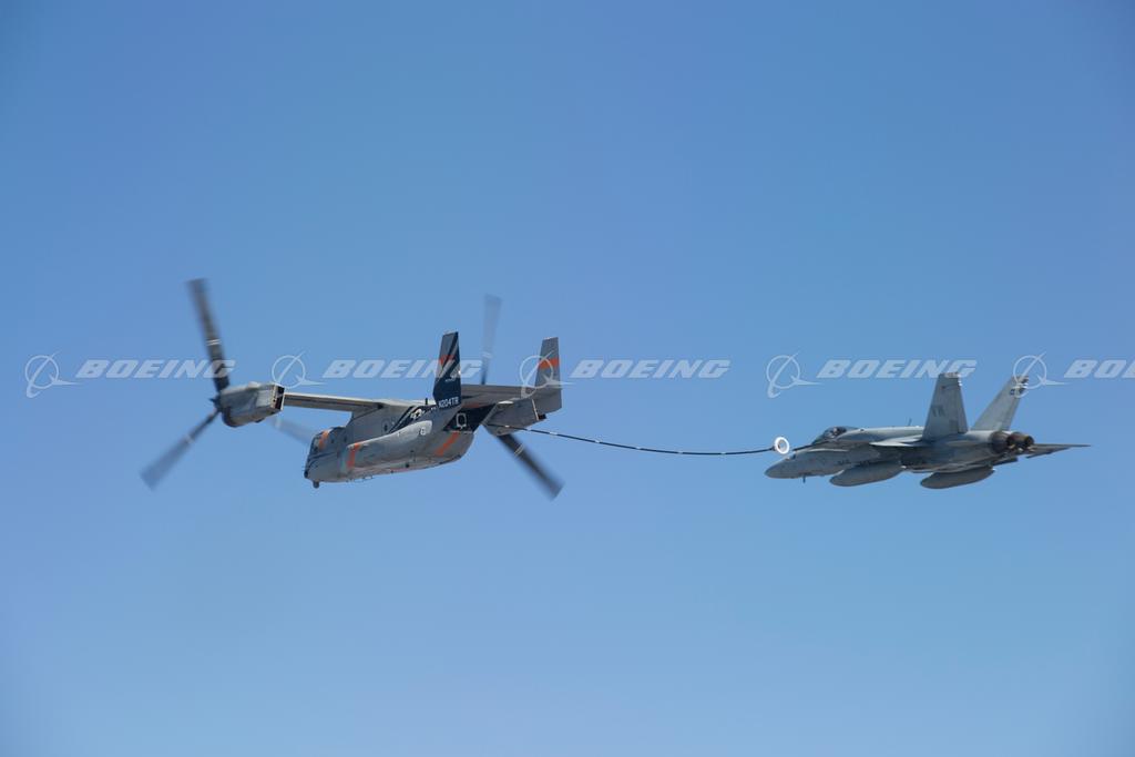 Boeing Images - V-22 Air Refueling Initial Test
