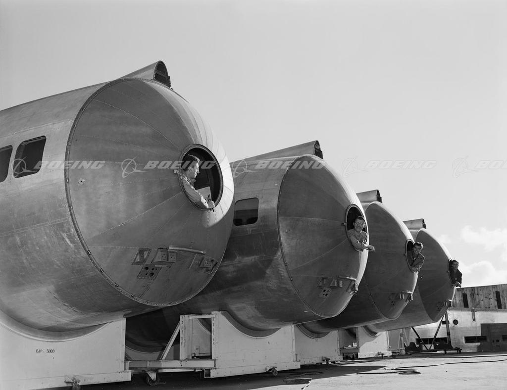 Boeing Images - DC-6 Fuselages