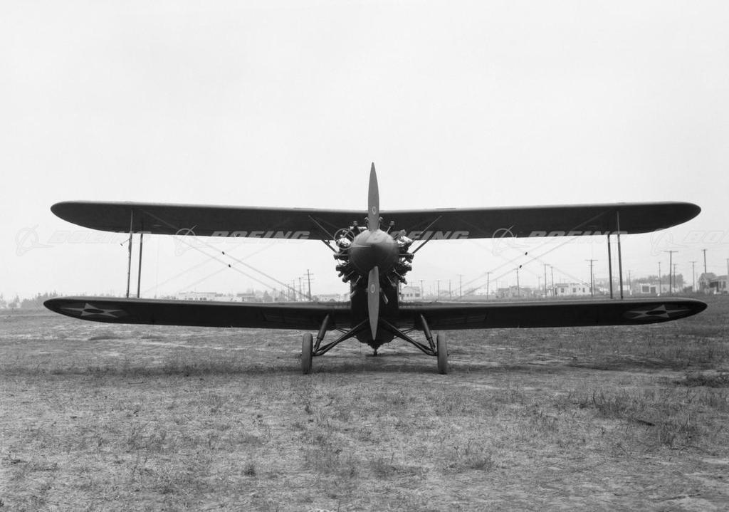 Boeing Images - Douglas O-2B Observation Biplane on Ground