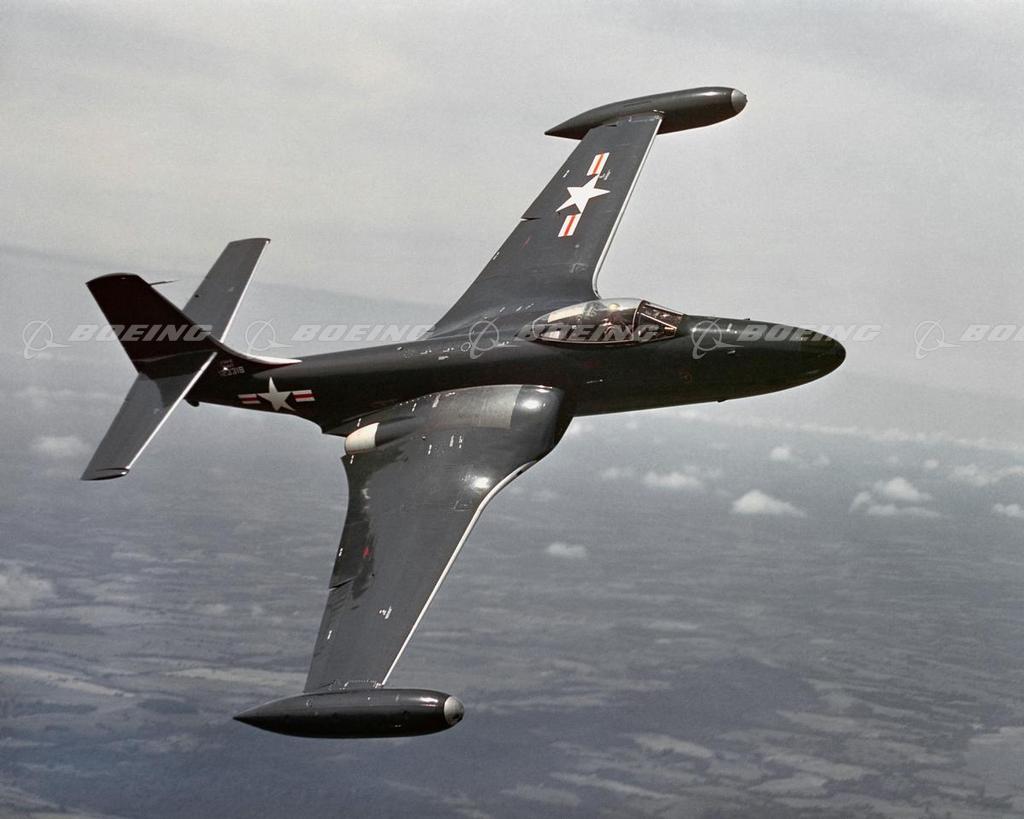 Boeing Images - F2H Banshee in Flight
