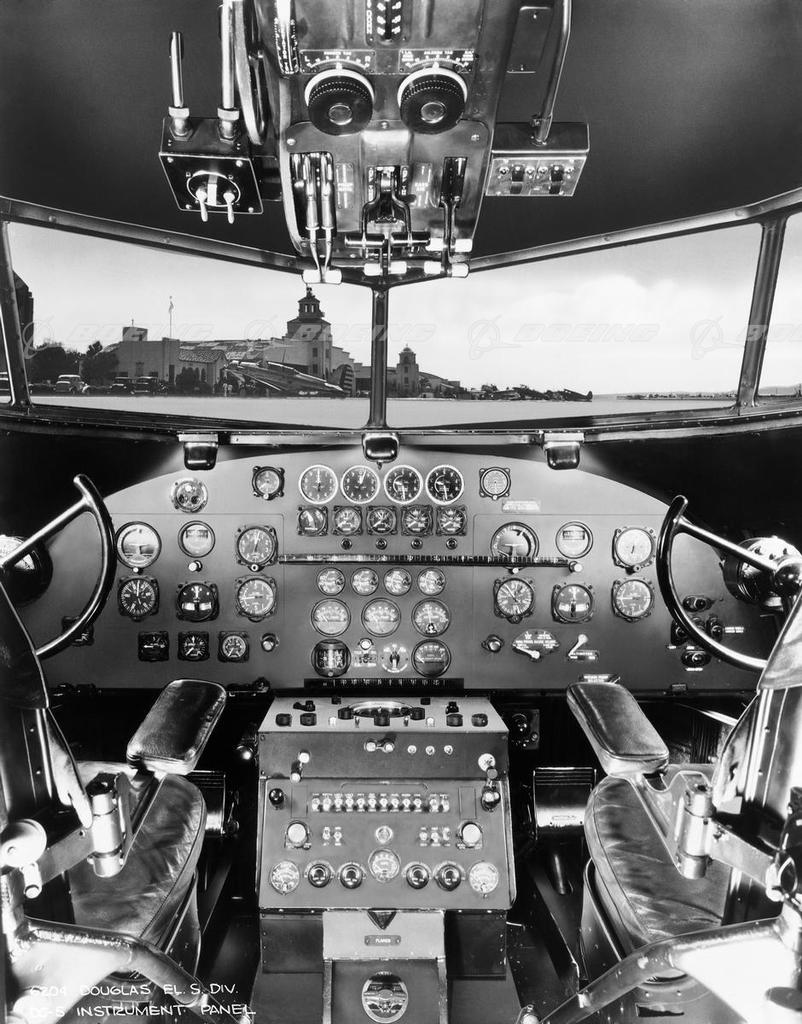 Boeing Images - DC-5 Instrument Panel