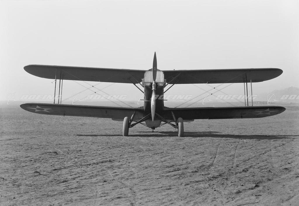 Boeing Images - Douglas O-2B Observation Biplane on Ground