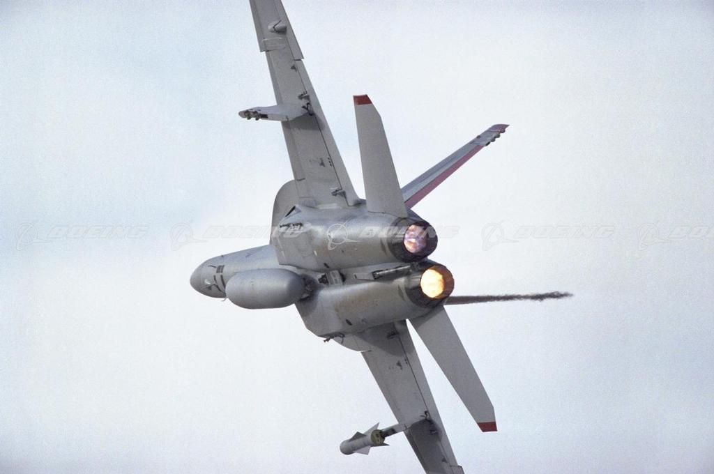 Boeing Images - F/A-18E/F Super Hornet Banking in Flight with ...