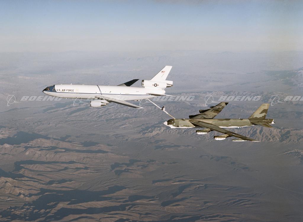 Boeing Images - KC-10 Extender Refueling a B-52 Stratofortress