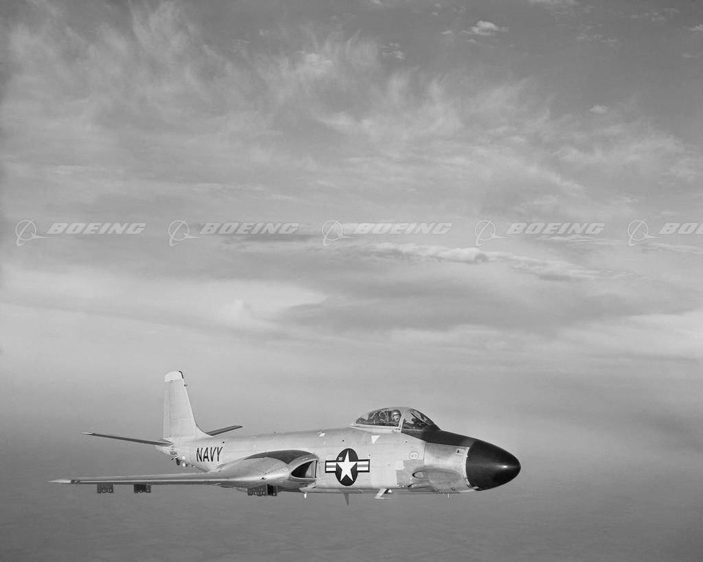 Boeing Images - F2H-3 Banshee in Flight