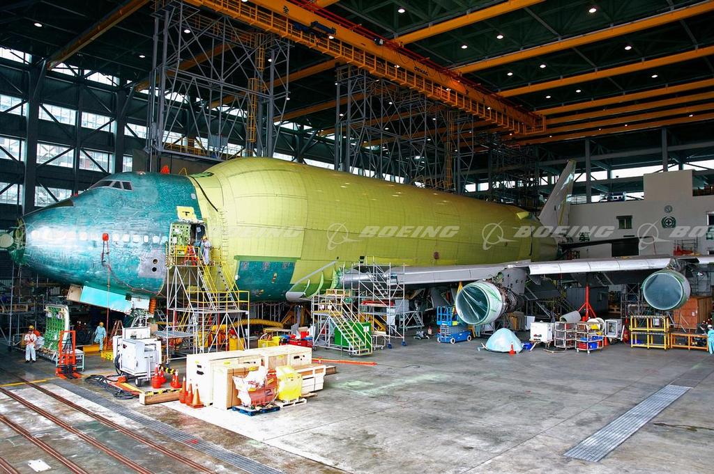 Boeing Images - 747-400 Modified as Dreamlifter Large Cargo Freighter
