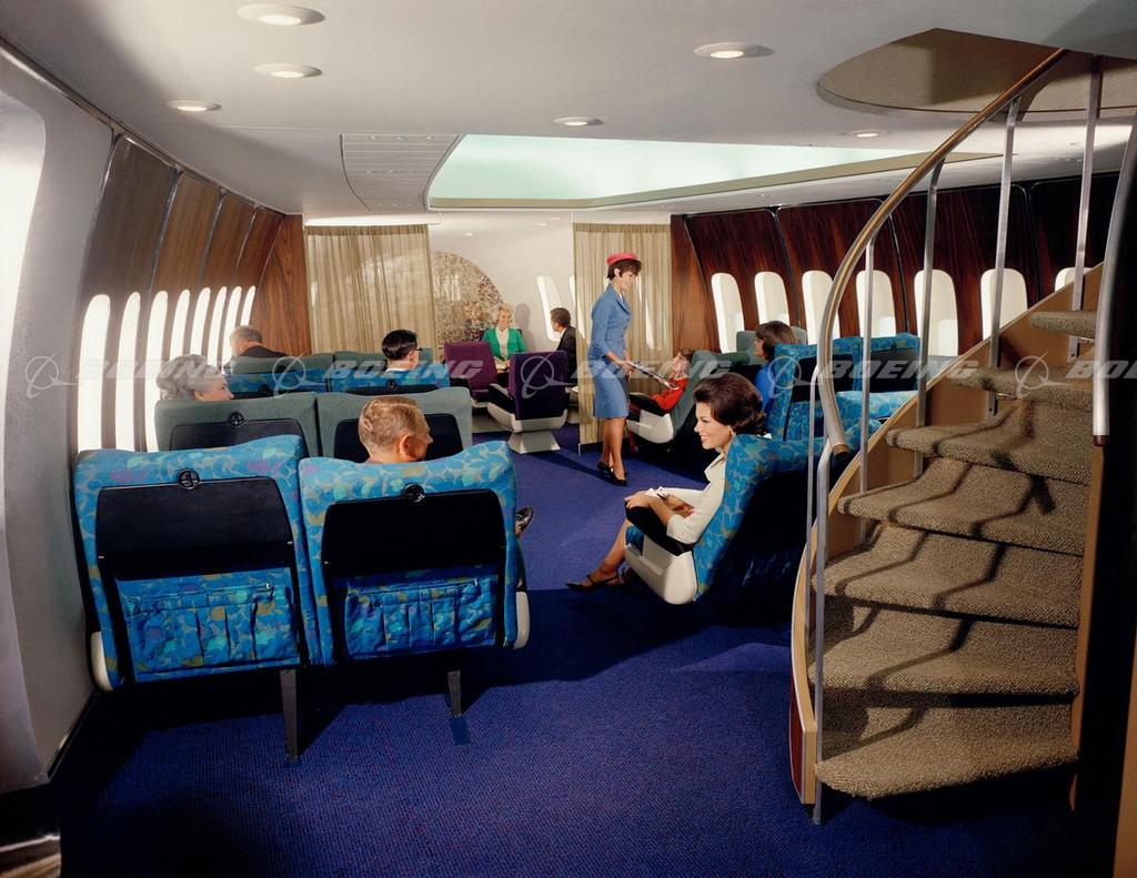 Boeing Images - 747-100 Interior Mockup
