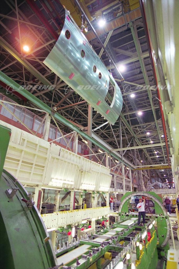 Boeing Images - 767-400ER Airframe Assembly