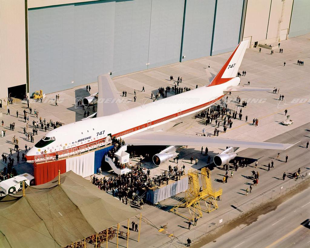 Boeing Images - 747-100 Rollout