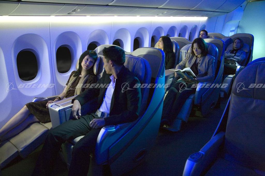 Boeing Images - 747-8 Intercontinental First Class Cabin