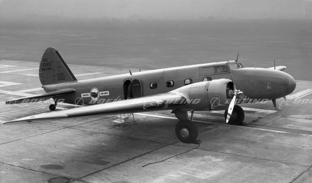 Boeing Images - Boeing Model 247 on the Ground