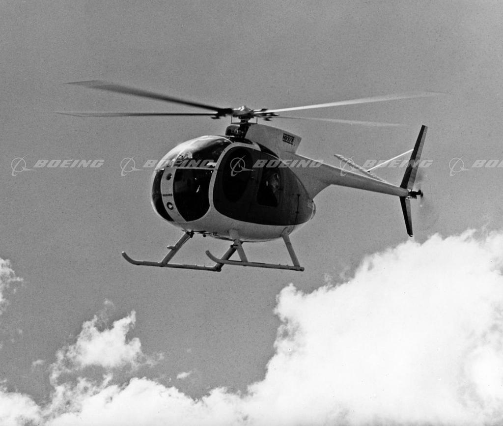 Boeing Images - Hughes Model 500C on Test flight