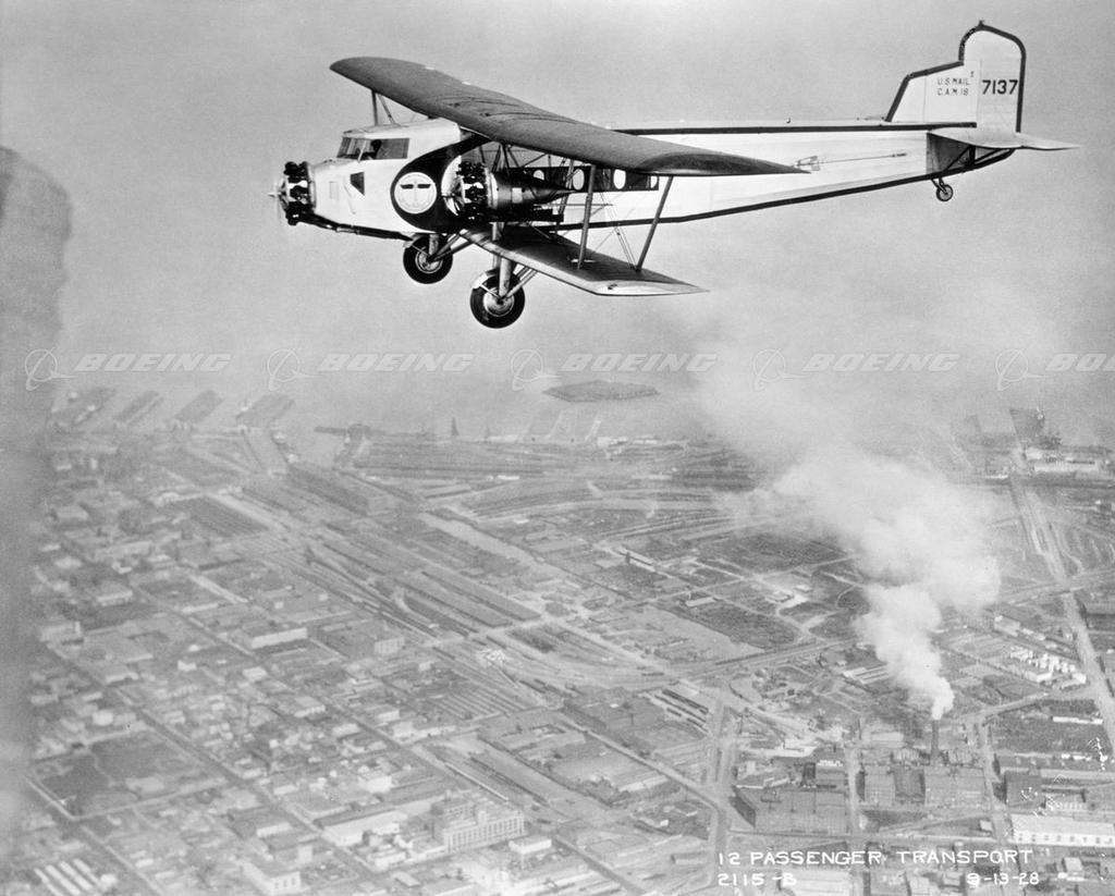Boeing Images - Model 80 Air to Air