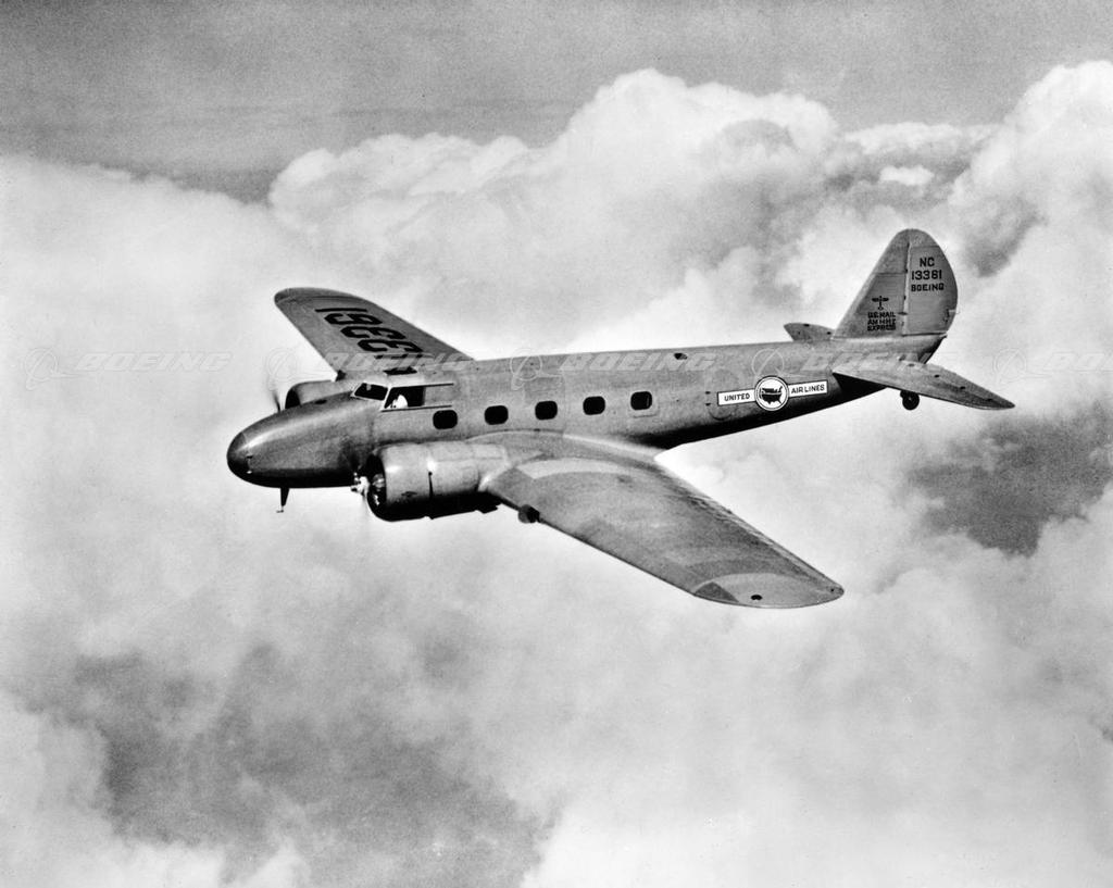 Boeing Images - Model 247 in Flight