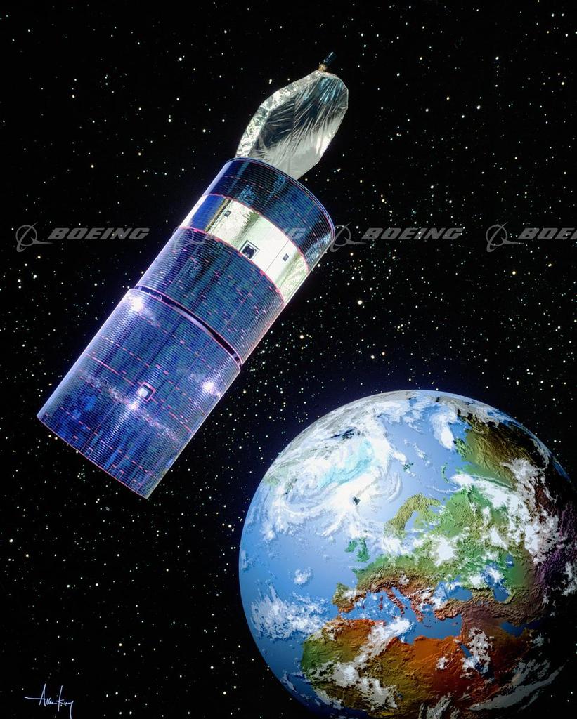 Boeing Images - Astra-3A 376HP Satellite in Orbit