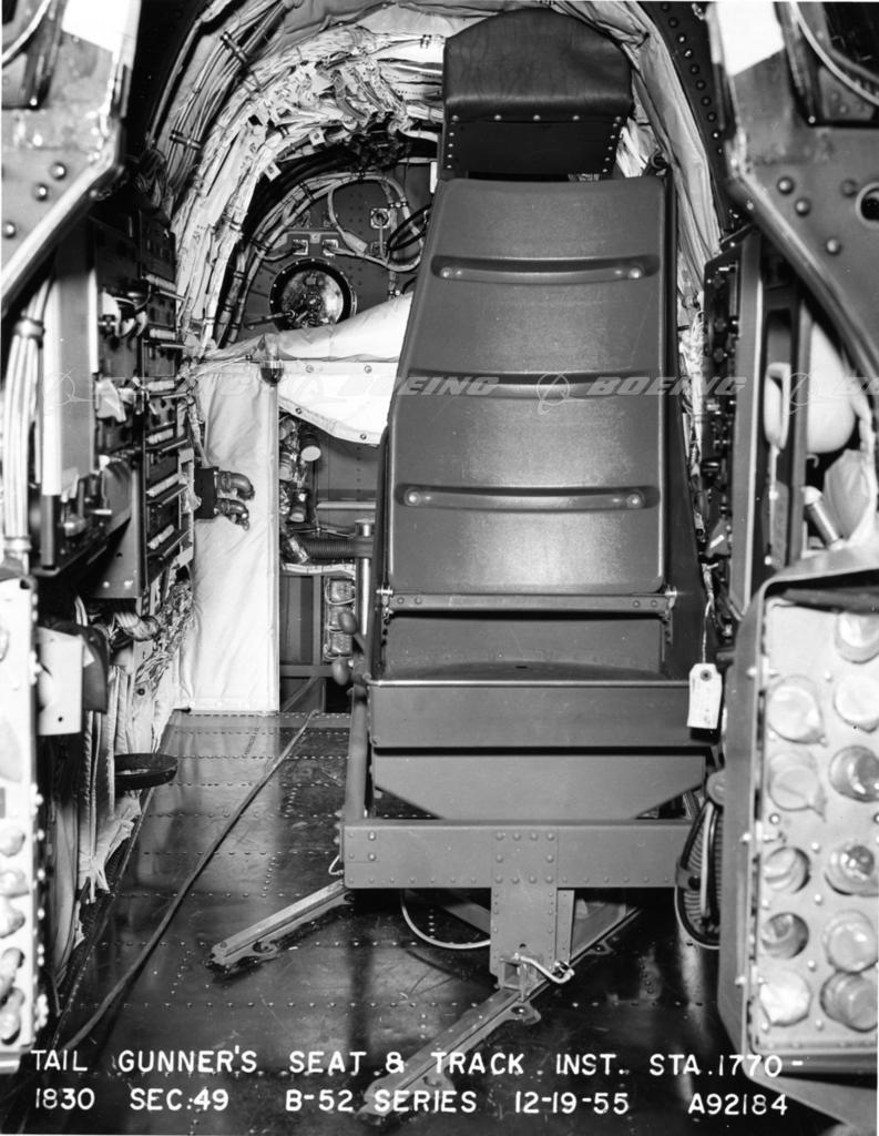 Boeing Images - B-52 Tail Gunner's Seat and Track