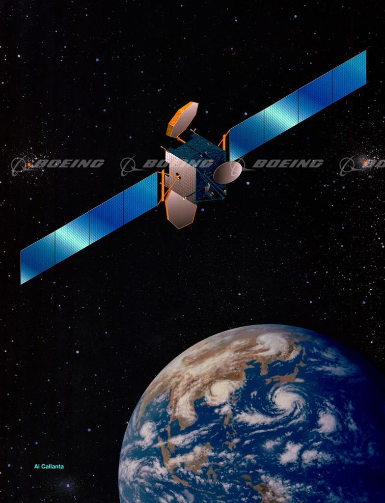 Boeing Images - Boeing 601 Satellite, SUPERBIRD-C, in Orbit