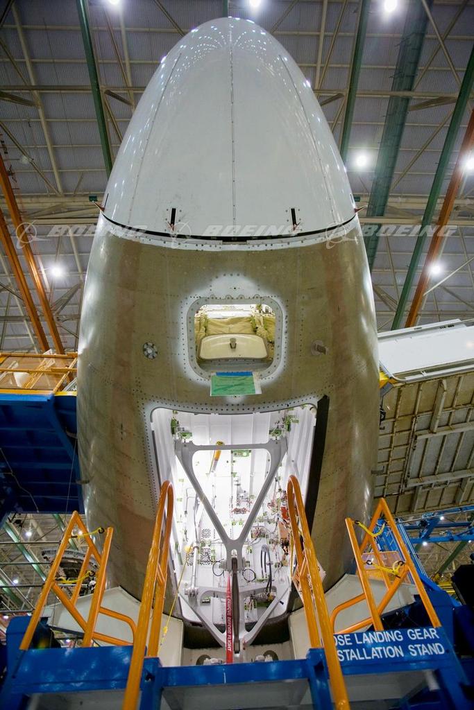 Boeing Images - Nose Section of the 787 Dreamliner