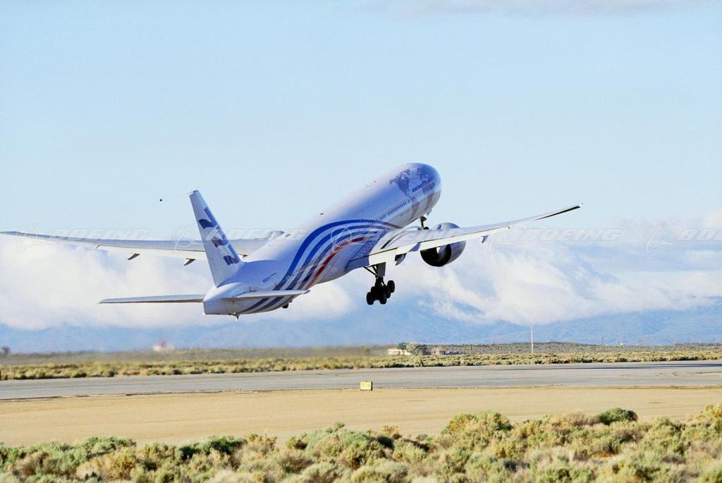 Boeing Images - 777-300ER Flight Test Takeoff