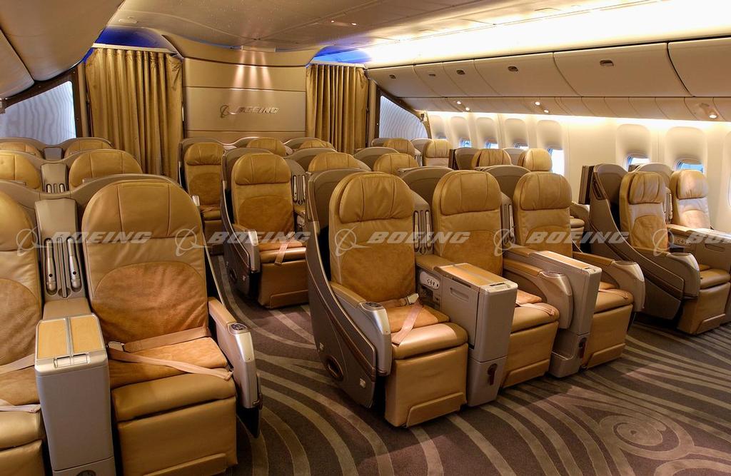 Boeing Images - 777-200LR Passenger Cabin