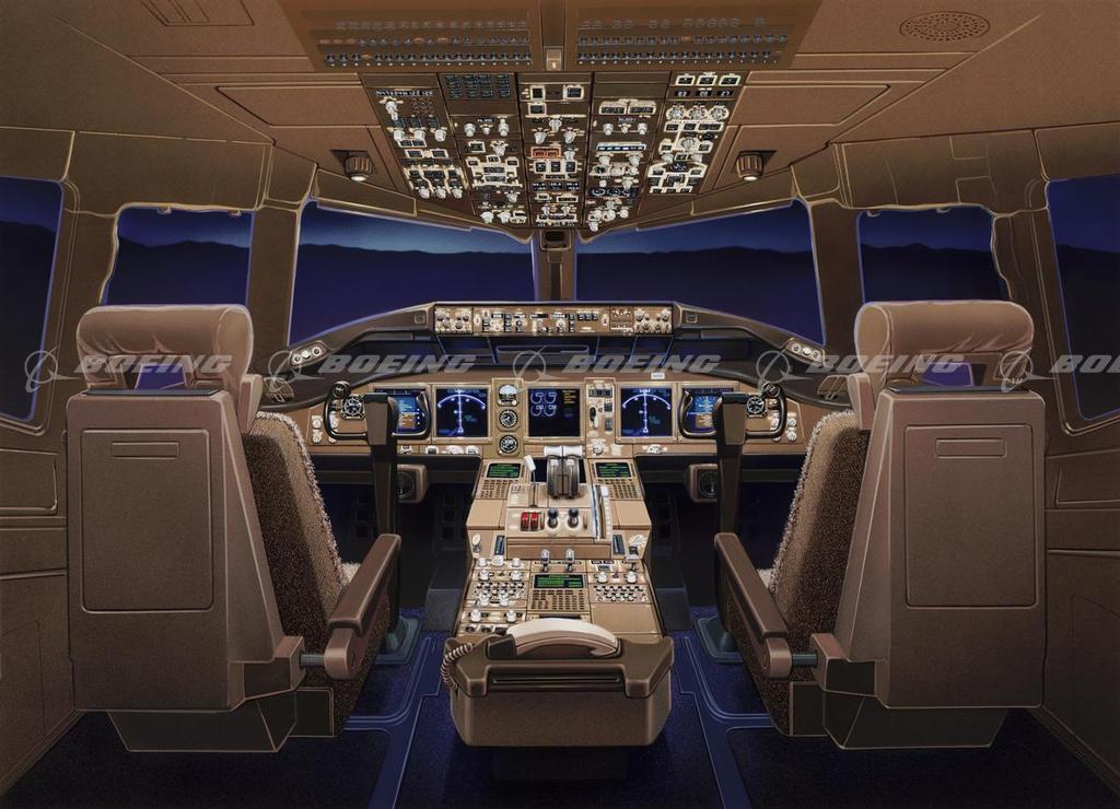 Boeing Images - 767-400ER Flight Deck