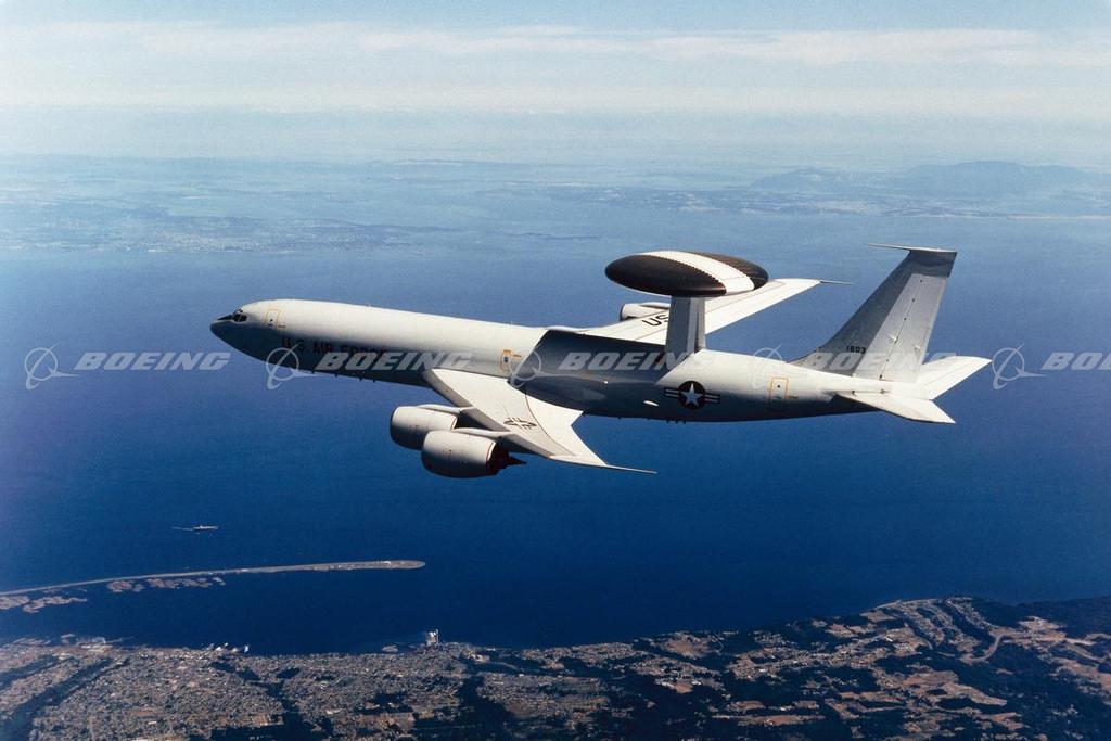 Boeing Images - E-3 AWACS in Flight