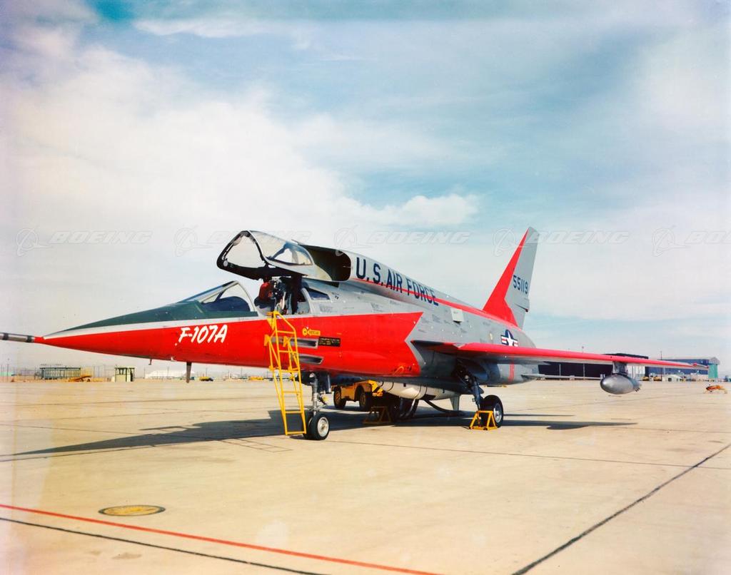 Boeing Images - YF-107A Fighter on the Ground