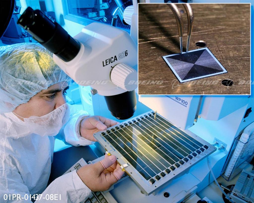 Boeing Images - High-Efficiency Spectrolab Solar Cell is Named Among ...