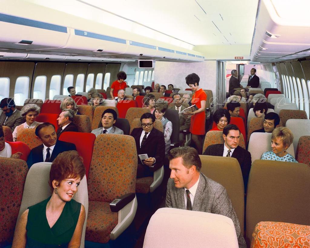 Boeing Images - 747-100 Passenger Cabin