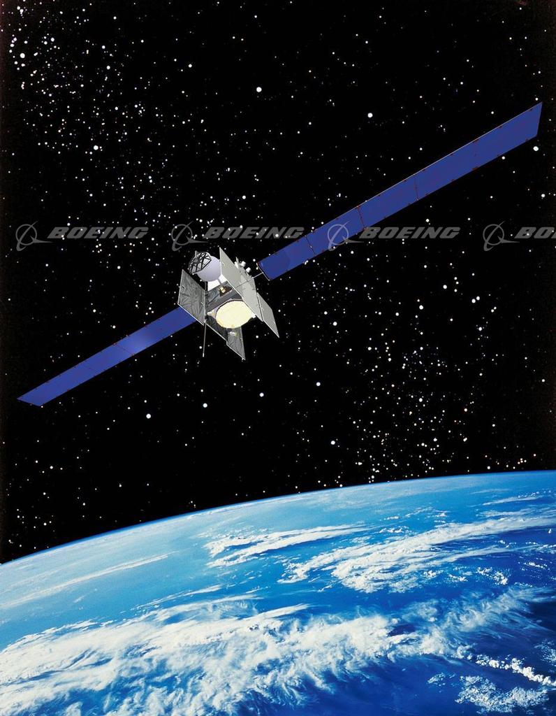 Boeing Images - Boeing 702 Satellite, SPACEWAY, in Orbit