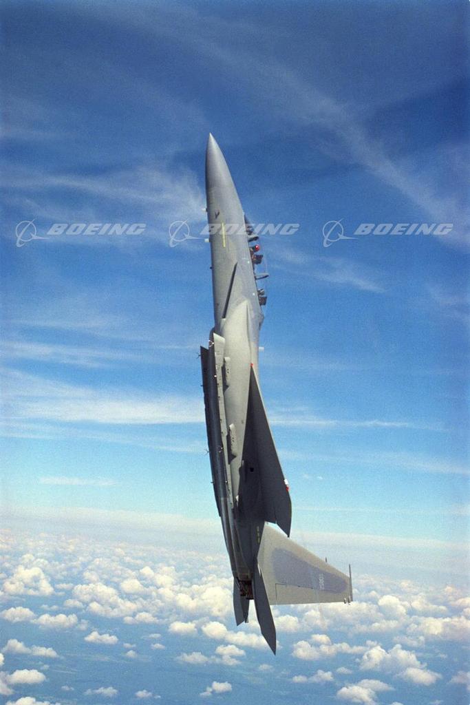 Boeing Images - F-15 Eagle in Vertical Ascent
