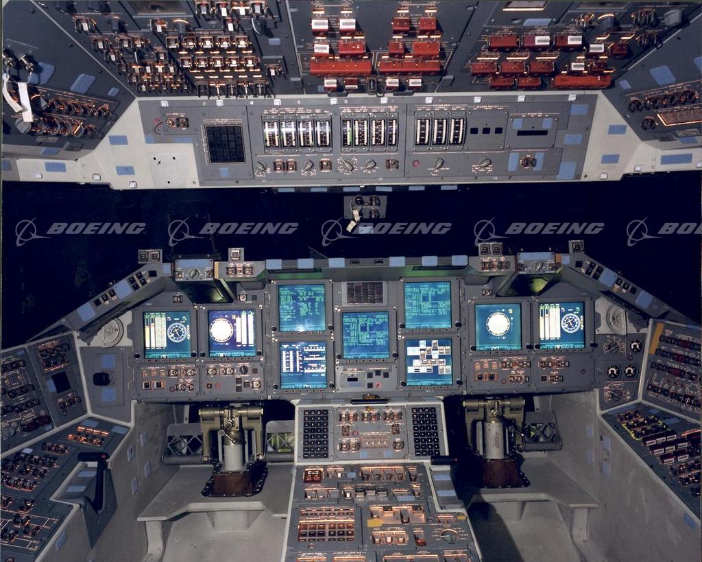 Boeing Images - Shuttle Flight Deck