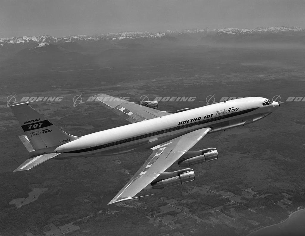 Boeing Images - Boeing 707-120B in Flight