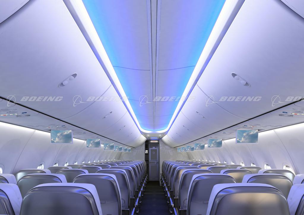Boeing Images - 737 Blue Sky Interior
