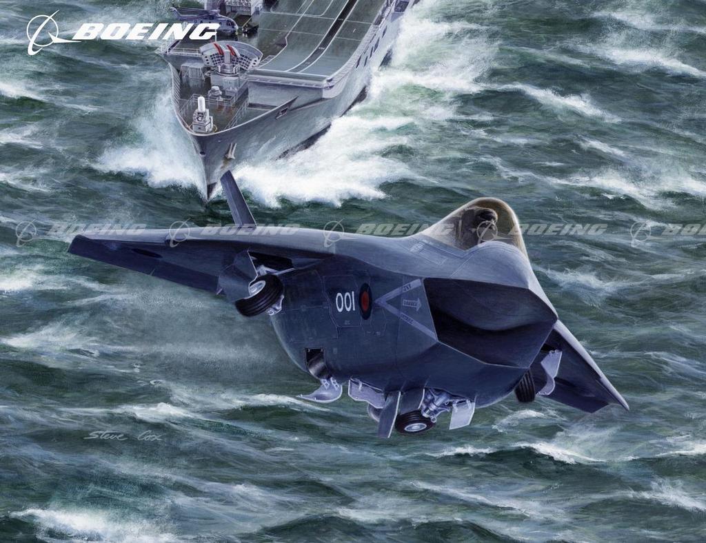 Boeing Images - Boeing X-32 Joint Strike Fighter Aircraft Carrier Takeoff